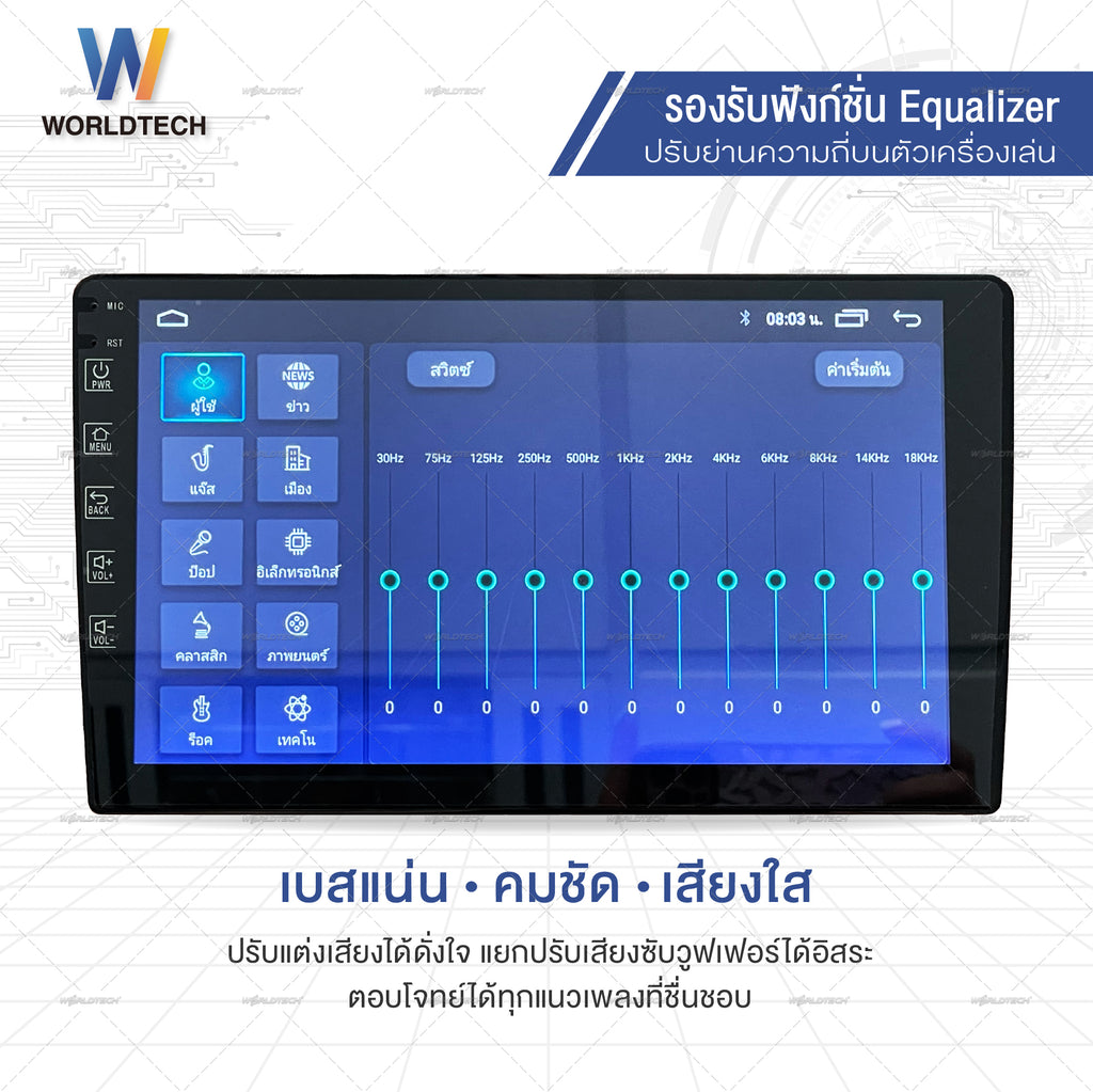 worldtech จอแอนดรอยด์ 9 นิ้ว LX-DDN9AND-4GB_CARPLAY – Worldtech-Thailand