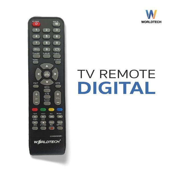 Worldtech รีโมท Remote สำหรับดิจิตอลทีวี ใช้ได้กับทีวีทุกขนาด ...